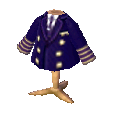 Captain's jacket (New Leaf) - Animal Crossing Wiki - Nookipedia
