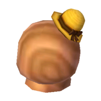 Ribboned straw hat (New Leaf) - Animal Crossing Wiki - Nookipedia