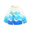 Blue hotel cardigan (New Horizons) - Animal Crossing Wiki - Nookipedia